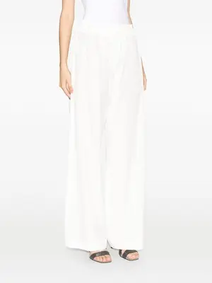 Brunello Cucinelli Exposed-seam Palazzo Trousers