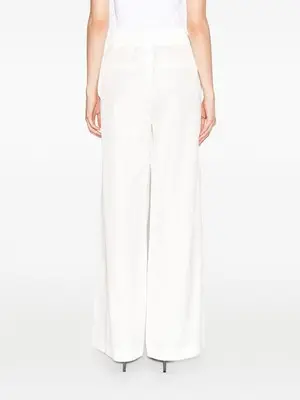 Brunello Cucinelli Exposed-seam Palazzo Trousers