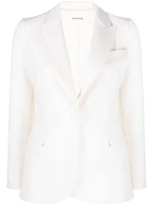 P.A.R.O.S.H Virgin Wool-blend Single-breasted Blazer
