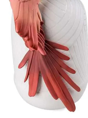LLADRO Macaw Bird Porcelain Vase