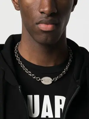 Dsquared2 Logo-plaque Chain Necklace