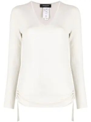 Fabiana Filippi V-neck Knitted Jumper - Neutrals