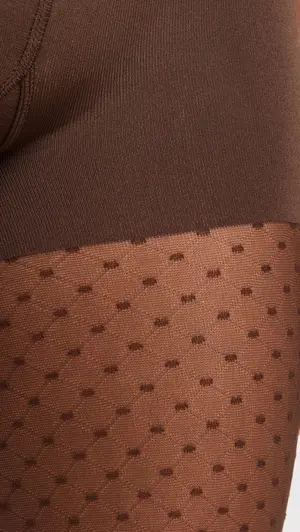 Wolford Control Dots Tights - Umber