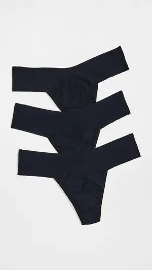 Hanky Panky Breathe Natural Rise 3 Pack - Black