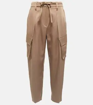 Brunello Cucinelli High-rise Cargo Trousers