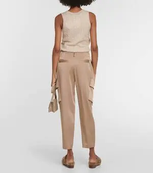 Brunello Cucinelli High-rise Cargo Trousers