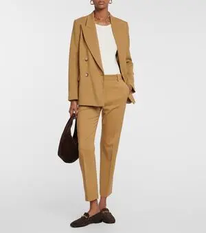 JOSEPH Eliston Straight Pants - Beige