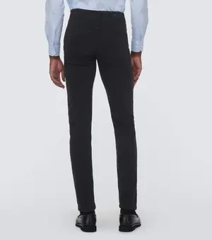 Kiton Mid-rise Straight Jeans - Black