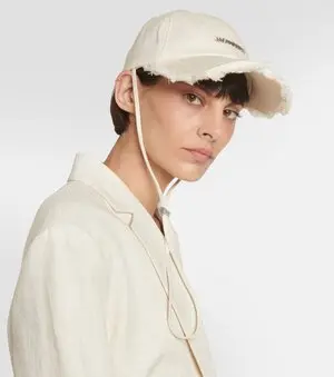 Jacquemus La Casquette Artichaut Baseball Cap - White