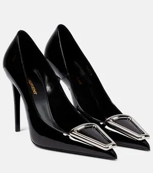 Saint Laurent Avenue 110 Patent Leather Pumps
