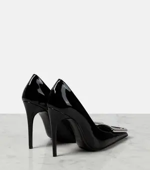 Saint Laurent Avenue 110 Patent Leather Pumps
