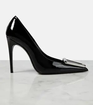 Saint Laurent Avenue 110 Patent Leather Pumps