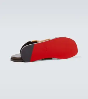 CHRISTIAN LOUBOUTIN Loubi Be Leather Sandals