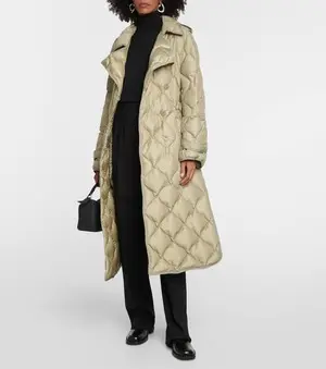 Dorothee Schumacher Quilted Down Trench Coat