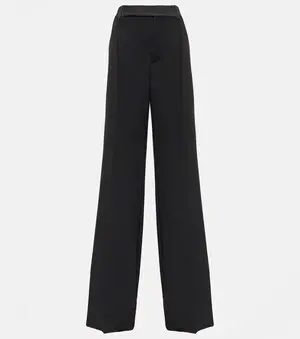 Saint Laurent High-rise Wide-leg Suit Trousers