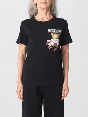 Moschino Moschino Couture T-Shirt With Graphic Print Black 1