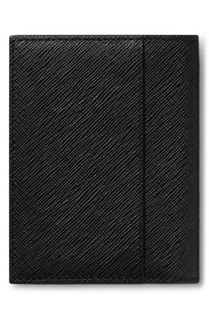 Montblanc Sartorial Leather Bifold Card Holder - Black