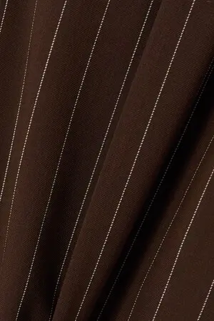 Ralph Lauren Graison Pleated Pinstriped Wool Straight-leg Pants