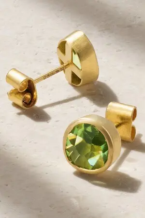 PIPPA SMALL 18-karat Peridot Earrings