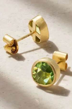 PIPPA SMALL 18-karat Peridot Earrings