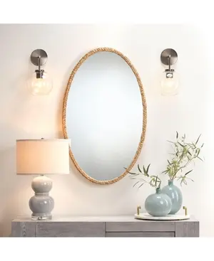 JAMIE YOUNG CO. Sparrow Braided Oval Mirror