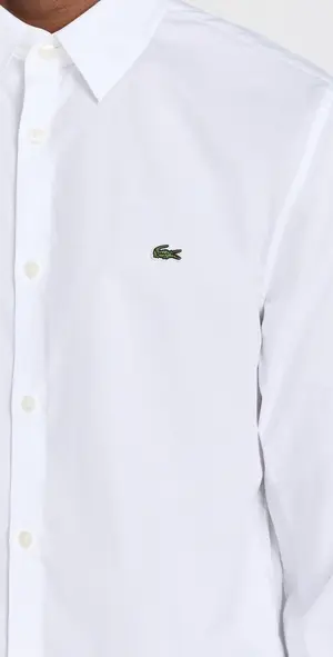 Lacoste Slim Fit Stretch Cotton Poplin Shirt