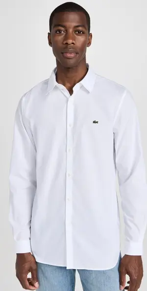 Lacoste Slim Fit Stretch Cotton Poplin Shirt