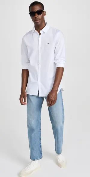 Lacoste Slim Fit Stretch Cotton Poplin Shirt
