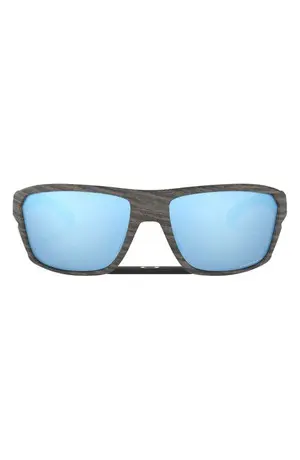 Oakley Oakley Split Shot Woodgrain Collection 64mm Polarized Sunglasses Wood Green