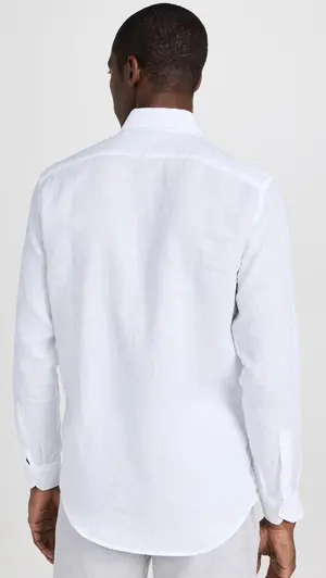 Frescobol Carioca Antonio Linen Shirt - White