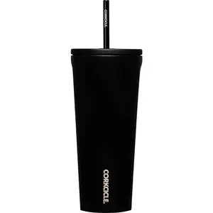 CORKCICLE 24-ounce Insulated Cup With Straw - Matte Black