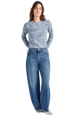 Splendid Cecelia Floral Long Sleeve Top