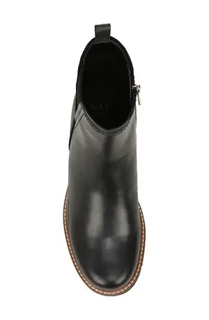 Naturalizer Darry Water Repellent Bootie - Black Leather