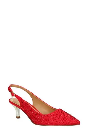 J. Reneé Ferryanne Slingback Pumps - Red