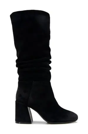 Gentle Souls By Kenneth Cole Iman Slouch Boots - Black Suede