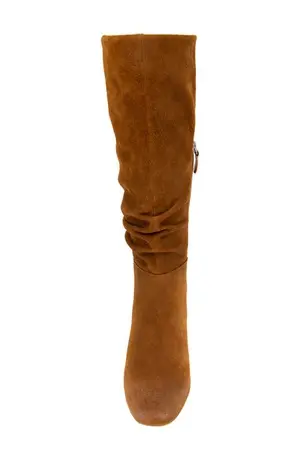 Gentle Souls By Kenneth Cole Iman Slouch Boots - Luggage Suede