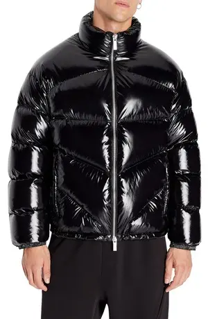 Armani Exchange Shiny Puffer Jacket