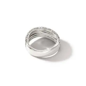 John Hardy Surf Diamond Ring