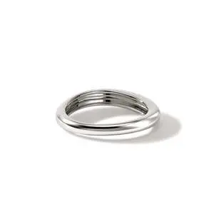 John Hardy Surf Ring With Diamonds - Sterling Silver