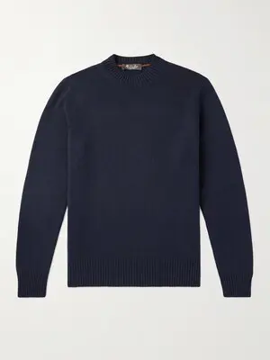 Men's Loro Piana Blue Sweaters