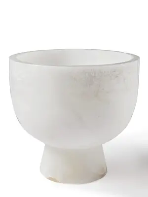 SOHO HOME Florenza Alabaster Champagne Bowl - White