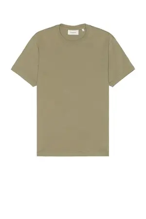 FRAME Frame Duo Fold Tee In Grey Dry Sage