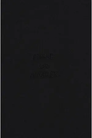 FRAME Duo Fold Tee In Black - Noir