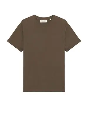 FRAME Frame Duo Fold Tee In Grey Taupe