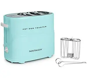 NOSTALGIA Classic Pop-up Hot Dog & Bun Toaster - One-color