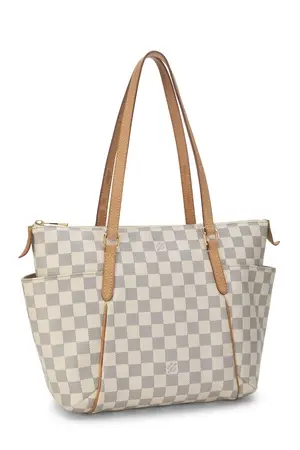 LOUIS VUITTON Damier Azur Totally Nm Tote Bag - Brown