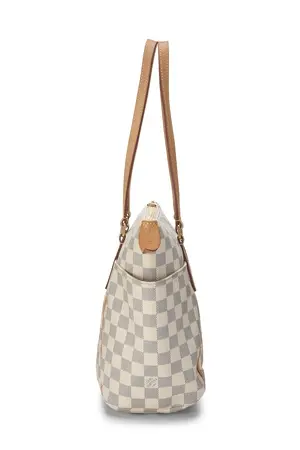 LOUIS VUITTON Damier Azur Totally Nm Tote Bag - Brown