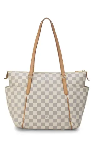 LOUIS VUITTON Damier Azur Totally Nm Tote Bag - Brown