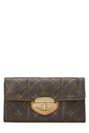 LOUIS VUITTON Monogram Canvas Etoile Sarah Wallet - Brown