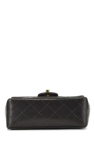 Chanel Quilted Lambskin Half Flap - Black